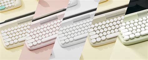 Yunzii Upgraded Wireless Keyboard Retro Keyboard Typewriter Style With Integrated Desertcart