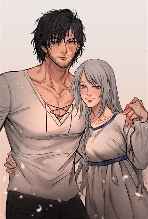 Clive Rosfield And Jill Warrick Final Fantasy And 1 More Drawn By Doopee205 Danbooru