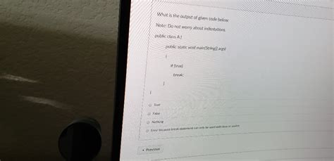 solved what is the output of given code below note do not
