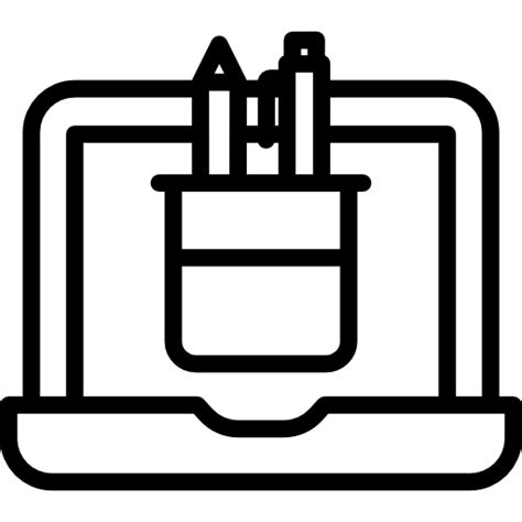 Laptop Kiranshastry Lineal Icon