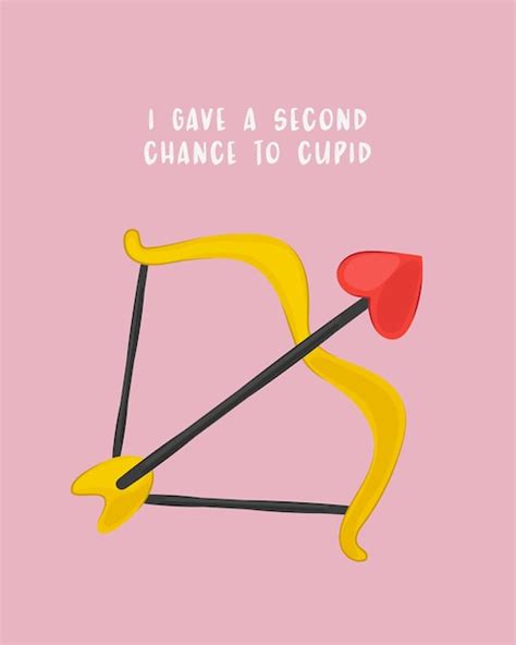 Vector De Flecha De Cupido Tarjeta De Plantilla De Amor Rosa Vector Premium