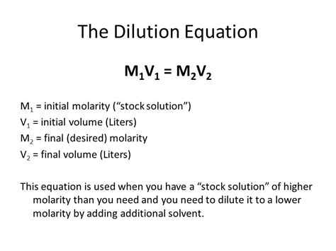 Dilution Analysis Formula At Cameron Malone Blog