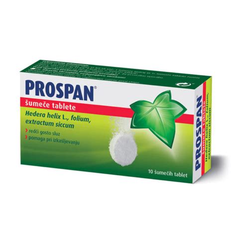 Prospan šumeče Tablete 20 Tablet Lekarna Mačkovec