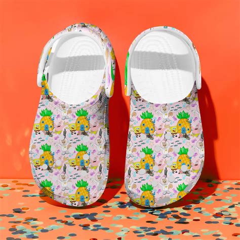Spongebob Clogs Design By Crocodile