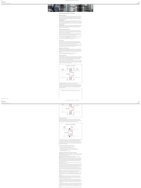 Pipe Flow Measurement Flow Nozzles Iso 5167 3 Bs 1042 1 12 And