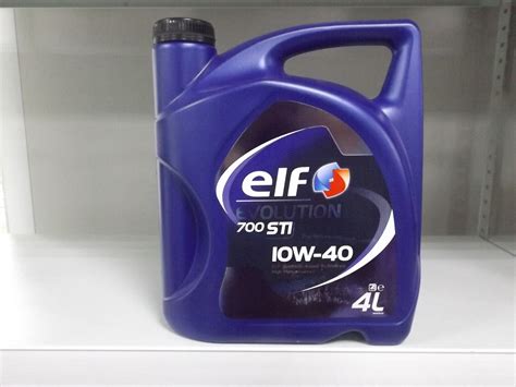 Elf Evolution 700 STI 10W-40 полусинтетическое масло, характеристики и ...
