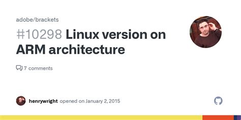Linux Version On Arm Architecture Issue Adobe Brackets Github