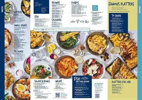 Menu At Ocean Basket Restaurant Cape Town Kenilworth Centre