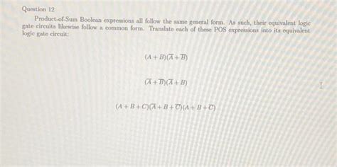 Solved Tutorial 1 Question 8 Write A Boolean Sop Expression