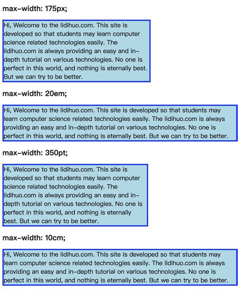 Css Max Width属性的语法、示例及详细介绍 立地货