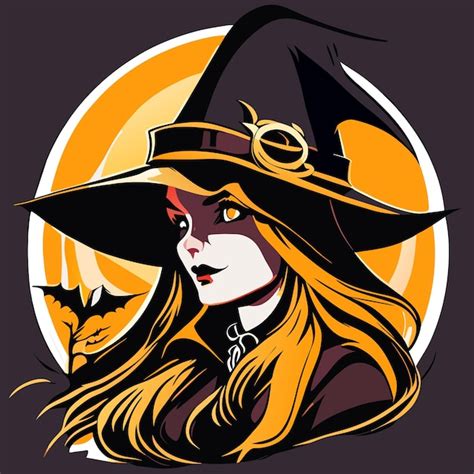 Premium Vector Witch Vector Illustration