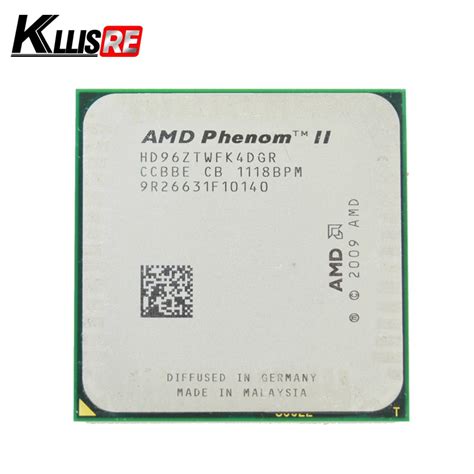 Phenom Ii X4 960t 3 0GHz Quad Core AMD Processor HD96ZTWFK4DGR Socket AM3 CPU 95W In CPUs From