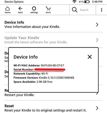 Kindle Serial Number Check G Paascard