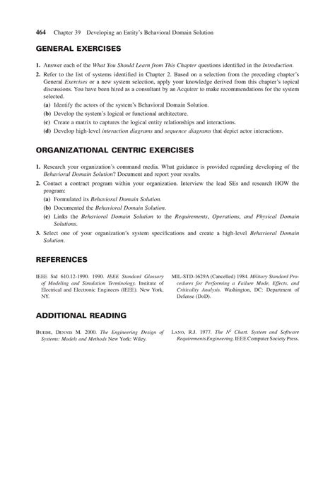 System Analysis Design And Development 160 General Exercises 1