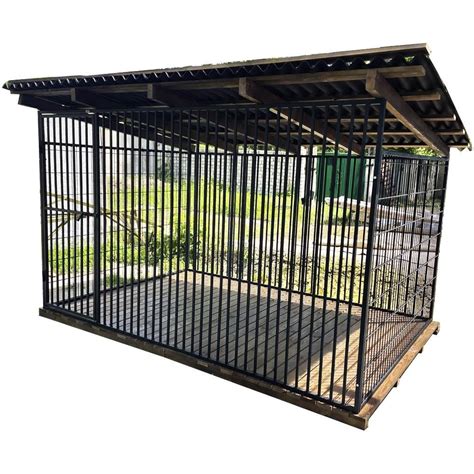 ᐉ Вольєр із профільної труби Lnk метал із дахом ондулін 3x2 м МВ 12 • Краща ціна в Києві