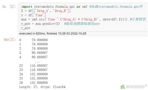 两因素方差分析 Two Way ANOVA 一 无交互作用 Python软件实现 梦特医数通 两因素方差分析 Two Way ANOVA 一 无交互作用 Python软件实现 梦特医数通