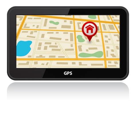 Premium Vector Gps Device With Pin Map Pointer