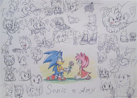 Sonic Loves Amy By Shira Cat On Deviantart