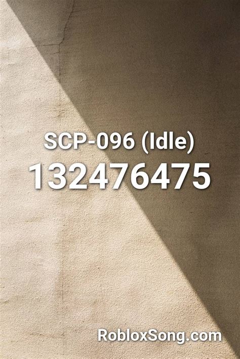 SCP Idle Roblox ID Roblox Music Codes Scp Roblox Music
