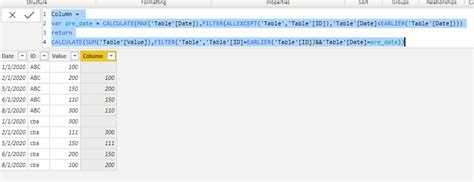 Solved Column With The Previous Day Value Microsoft Fabric Community