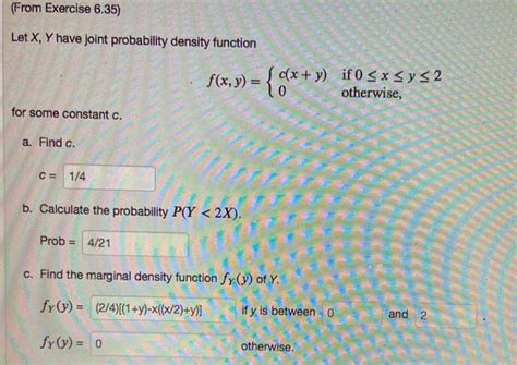 solved from exercise 6 11 let x have density function