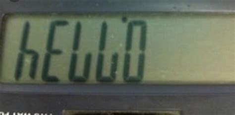 Writing Hello And Boobies On A Calculator R Nostalgia