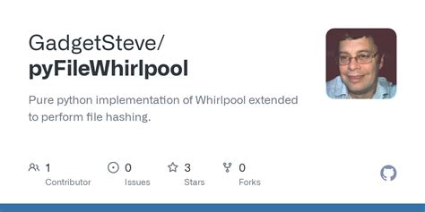 Github Gadgetstevepyfilewhirlpool Pure Python Implementation Of
