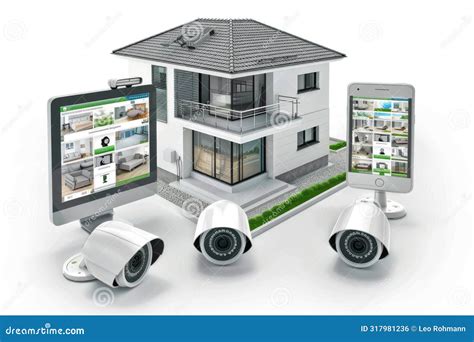 Smart Surveillance System Rgb Color Icon Vector Illustration