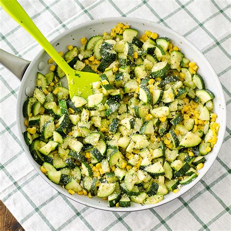 Parmesan Zucchini Corn Saute Real Mom Kitchen