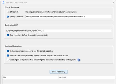 How To Use Acs Open Source Package Management To Clone The Ibm I Open Source Repository And