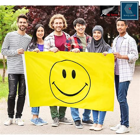 Smiley Flag Happy Face Flag