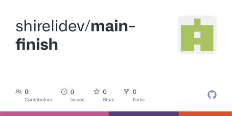Github Shirelidevmain Finish