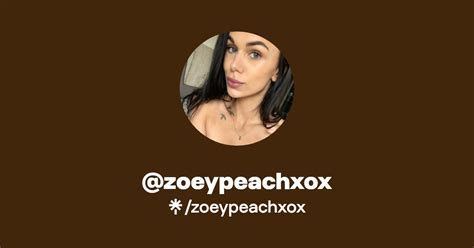 Zoeypeachxox Twitter Instagram Tiktok Linktree