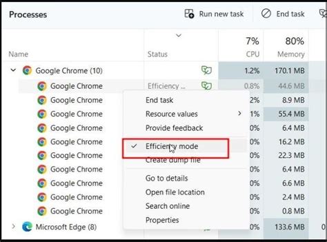 How To Disable Efficiency Mode In Task Manager Windows Efficiency Mode