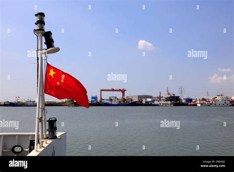 Shipbuilding Plant Wharf Scenery Luannan County Hebei Province China