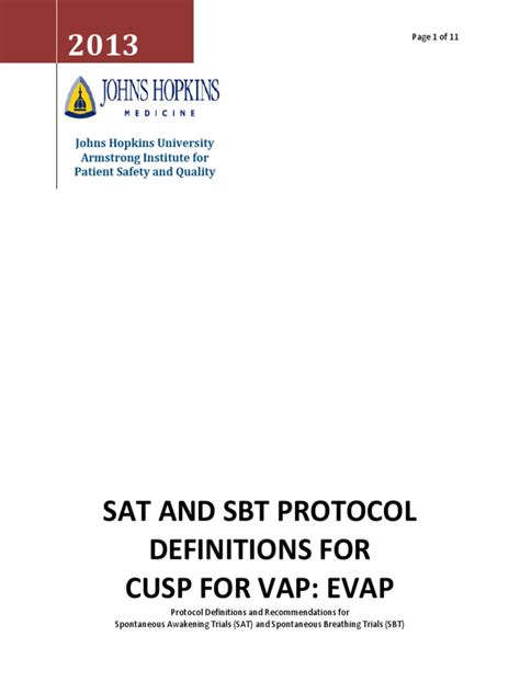 Sat Sbt Protocol Pdf Physiology Diseases And Disorders