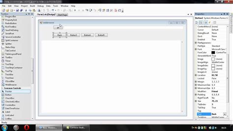 visual basic tutorial how to make a basic webbrowser youtube