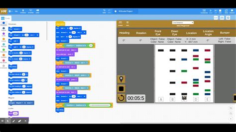 Vexcode Vr Line Detector Project Youtube