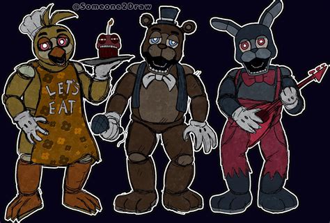 Fnaf Redesign Series Part 1 R Fivenightsatfreddys