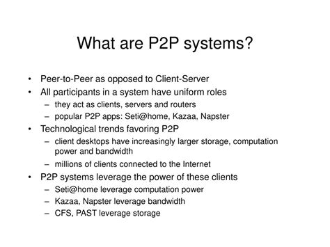 Ppt Dhts And Their Application To The Design Of Peer To Peer Systems