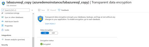 Restore Transparent Data Encryption Tde Enabled Azure Sql Database