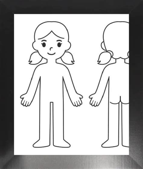 Female Body Outline Printable