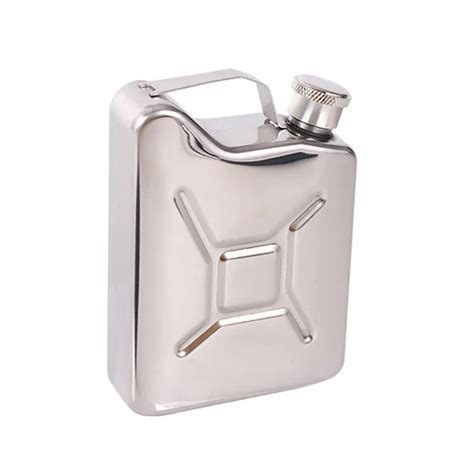 휴대용 힙 플라스크 오일 제리 캔 와인 포트 알코올 와인 포트 야외 음료 병 스테인레스 스틸 플래그 포켓 5oz Aliexpress