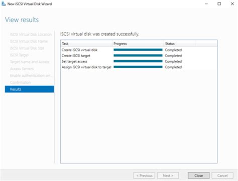 set up iscsi virtual disks as shared storage for an esxi host cluster