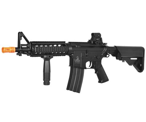 Lancer Tactical Mk18 Mod 0 M4 Cqb Ris Airsoft Gun Aeg Black Cqb Fps