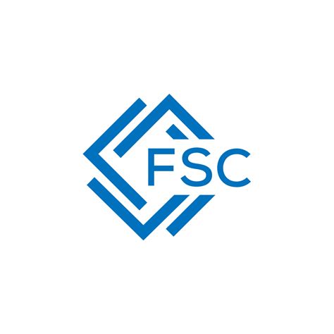 Fsc Creativo Circulo Letra Logo Concepto Fsc Letra Diseñofsc Letra