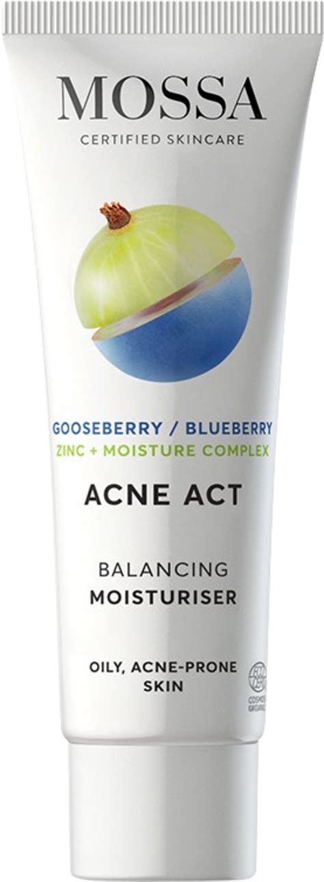 Mossa Acne Act Balancing Moisturiser 50 Ml Ecco Verde Online Shop
