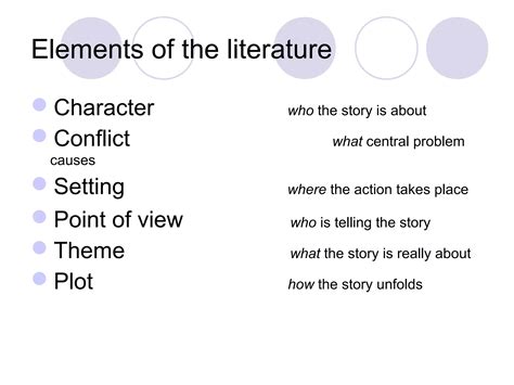Elements Of Literature Ppt