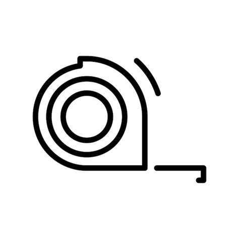 Premium Vector Tape Measure Icon
