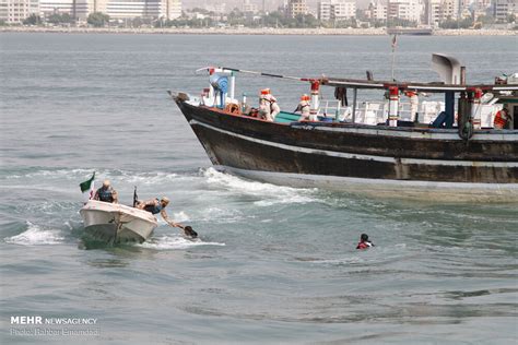 Mehr News Agency Polices Naval Drill In Persian Gulf